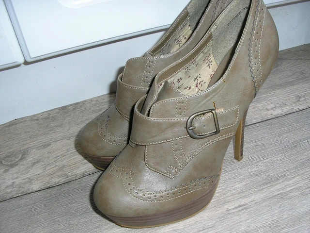 NEW LOOK DISTRESSED Platform Shoe/Boots.worn Once. £9.03 - PicClick UK