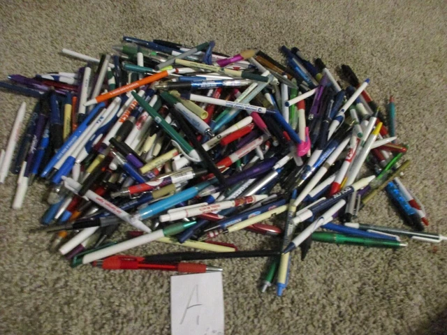 LOT OF 249 Advertising Ball Point Ink Pens Collection...a $45.00 - PicClick