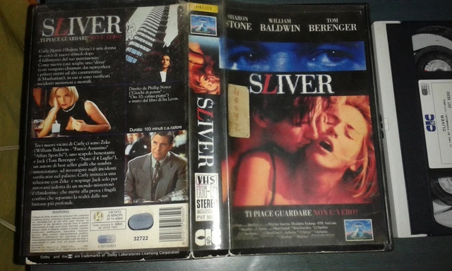 SLIVER VHS EX - Nolo Sharon Stone Tom Berenger Paramount 1993 EUR 2,00 ...