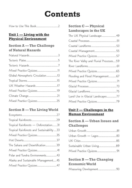 GCSE GEOGRAPHY AQA Knowledge Retriever: for the 2026 and 2027 Exams ...