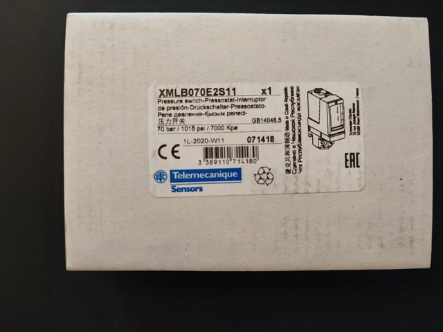 SCHNEIDER ELECTRIC PRESSURE Switch - Pressostat - xmlb 70 bar ...