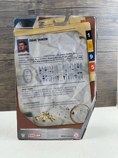 FIGURINE ARTICULÉE MATTEL WWE Elite Flashback Isaac Yankem Wrestling ...