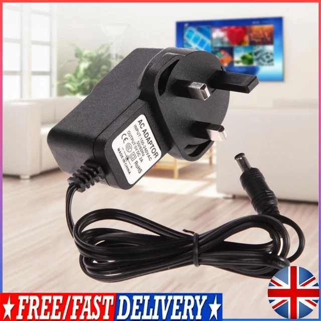 100-240V AC ADAPTER UK Plug Power Supply Charger To DC 5V 2A AC Adapter ...