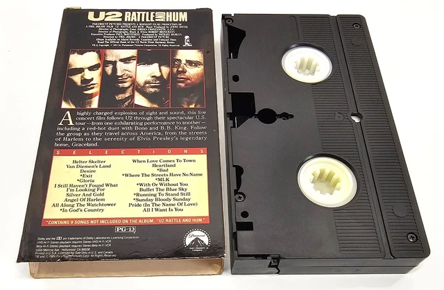 U2 RATTLE AND Hum VHS 1989 Paramount Side Barcode £6.35 - PicClick UK