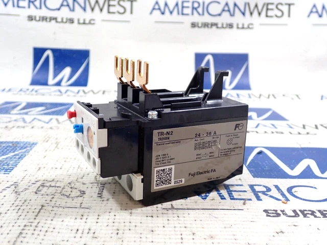 FUJI ELECTRIC THERMAL Overload Relay TR-N2/3 24-36A $92.61 - PicClick AU