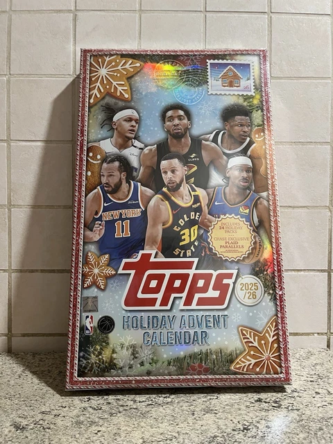 TOPPS NBA BASKETBALL Holiday Advent Calendar Box 2025/26 EUR 90,00 ...