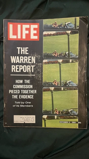 LIFE MAGAZINE OCTOBER 2, 1964 The Warren Report JFK Assassination ...