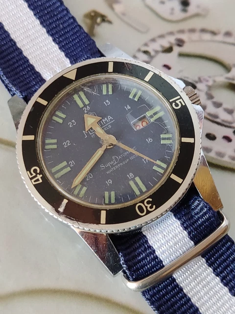 MORTIMA DIVER SUPER Datomatic 17 jewels. EUR 105,00 - PicClick IT
