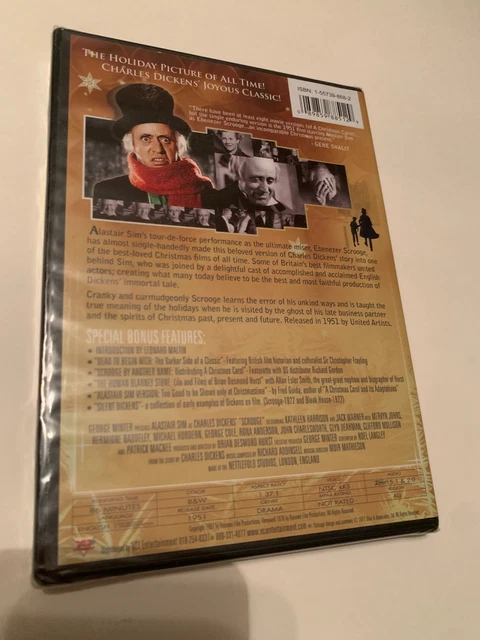 A CHRISTMAS CAROL 1951 Alistair Sim ReMastered B&W Classic Bonus ...
