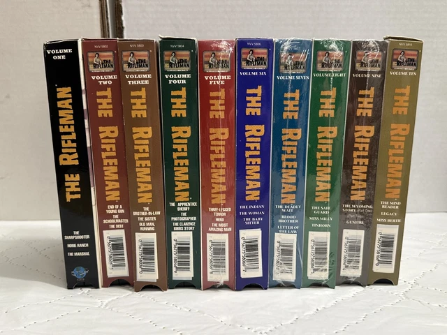 THE RIFLEMAN VHS Tapes Set Volume 1-10 $29.99 - PicClick CA
