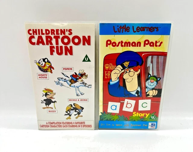 POSTMAN PAT ABC Story & Children's CARTOON FUN VHS Tapes Vtg Mighty ...