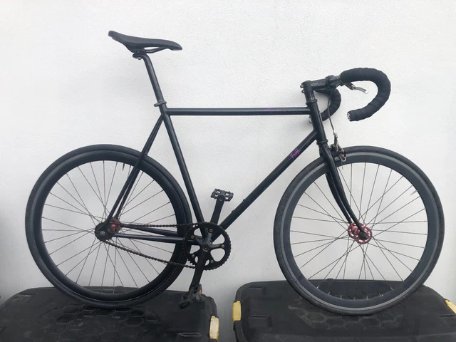 FUJI TRACK CLASSIC Fixie fixed wheel Single Speed Bike Serviced black ...