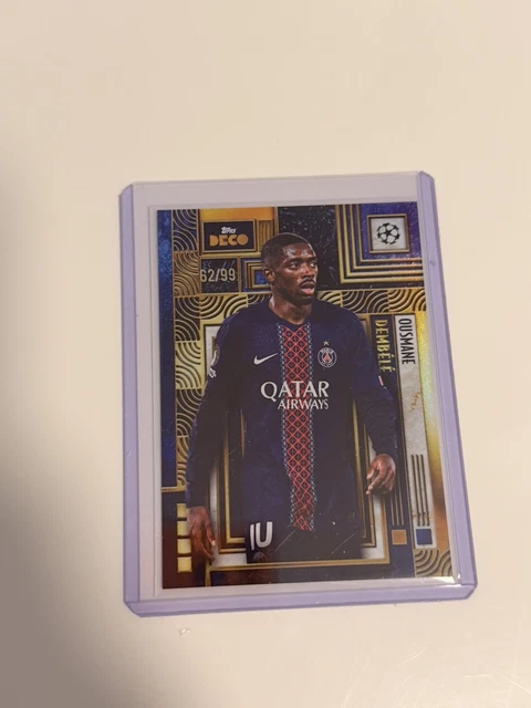 TOPPS UCC DECO 2025-26 Ousmane Dembele Current Stars /99 PSG £4.00 ...