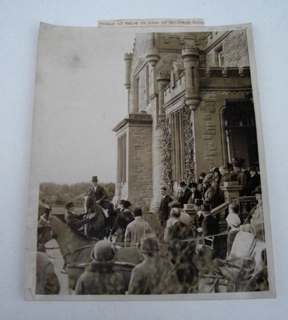 ORIGINAL PHOTO PRINCE Of Wales Eglinton Hunt Ayrshire Scotland c1927 £ ...