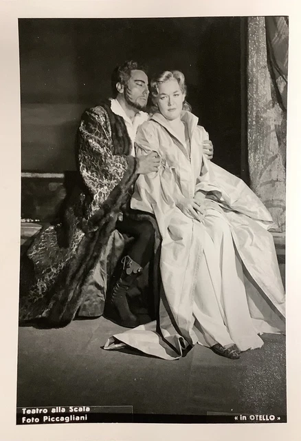 FOTO LIRICA MARIO Del Monaco, “Otello” Teatro Alla Scala Anni ‘50 EUR ...