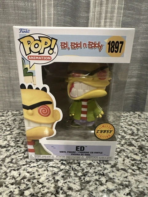 FUNKO POP CARTOON Network Ed Edd n Eddy Chase Figure #1897 Angry Ed $31 ...