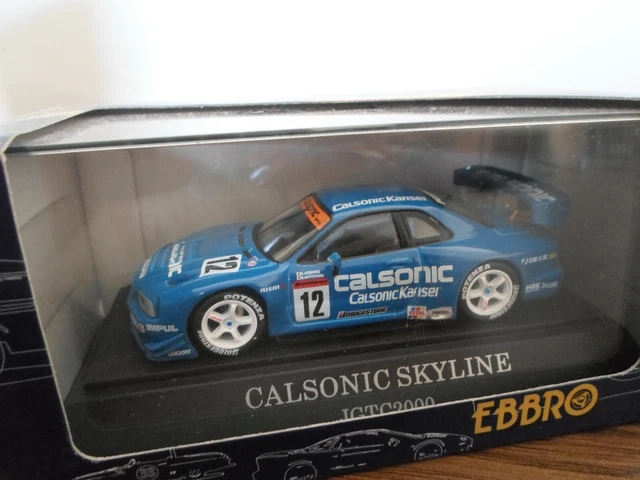 EBBRO - NISSAN Skyline GT-R R34 - JGTC2000 #12 Calsonic EUR 62,21 - PicClick FR