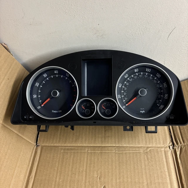 VW GOLF GTI Mk5 Speedometer Instrument Cluster Clock 1K6920972 Highline ...