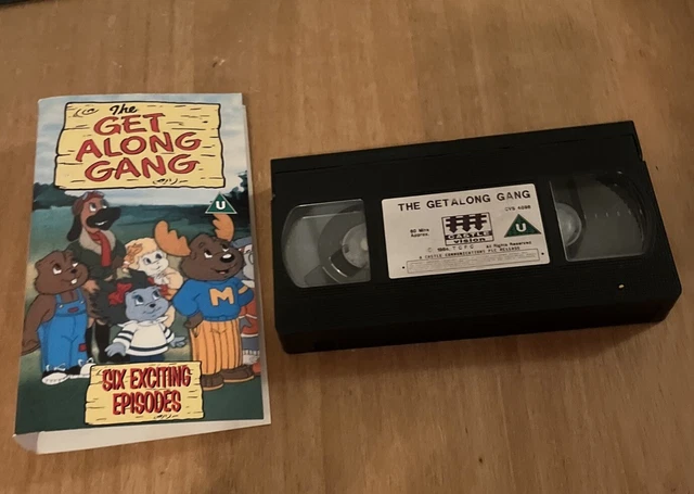 THE GET ALONG GANG SIX EXCITING EPISODES VHS VIDEO Only. No Jewel Case ...