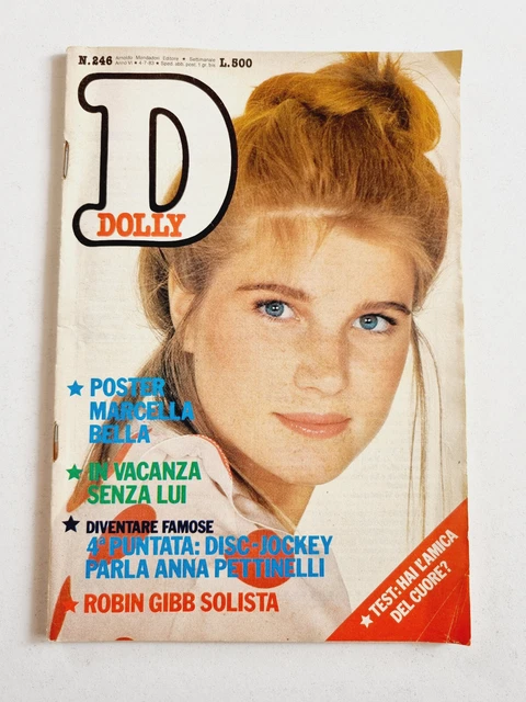 RARE REVUE DOLLY 246-1983 +Poster Marcella Bella-Robin Gibb-Angelo ...