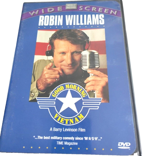 GOOD MORNING VIETNAM (DVD 1987) Robin Williams war comedy drama - VGC ...
