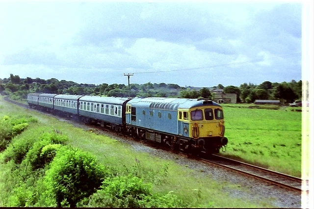 35MM RAILWAY COLOUR Negative Class 33 117 at Burrs ELR £1.75 - PicClick UK