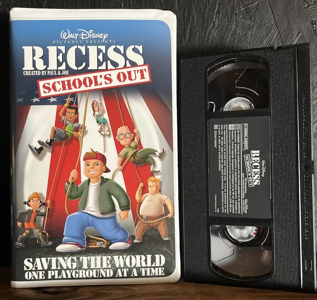 RECESS VHS SCHOOL’S Out Movie 2001 Walt Disney Adventure $12.50 - PicClick
