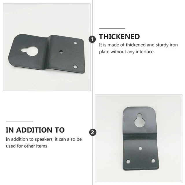 3 COUNT AUDIO Speaker Hook Bracket Holder Wall Mount Brackets Mounts £39.95 - PicClick UK