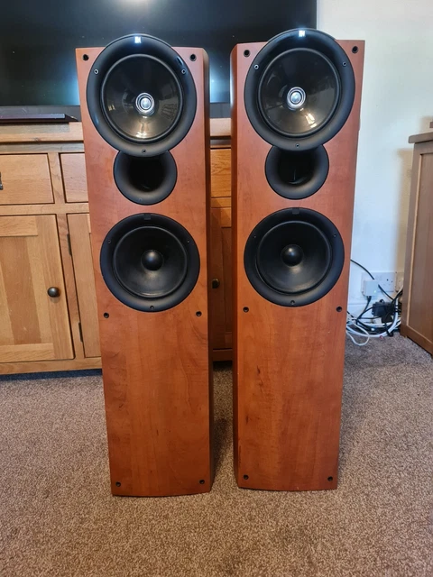 KEF Q5 LOUDSPEAKERS Dark Apple Excellent Condition £179.95 - PicClick UK