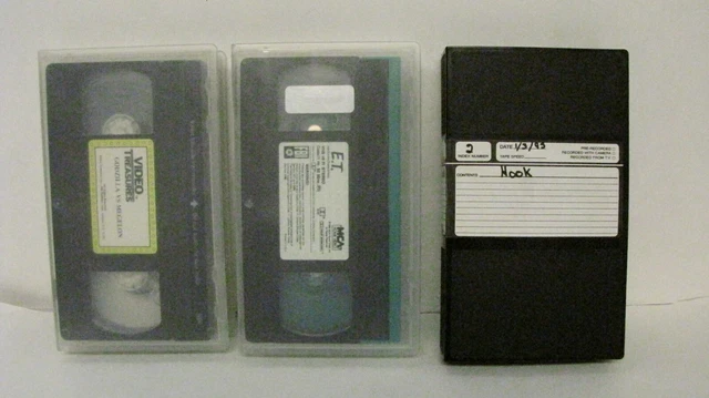 3- BANDES VHS (Crochet/E.T./Godzilla VS Megelon) EUR 3,26 - PicClick FR