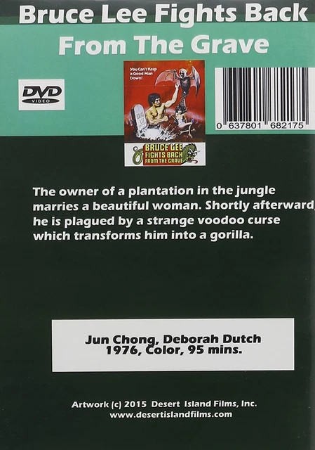 BRUCE LEE FIGHTS Back From the Grave (DVD) Deborah Dutch Jun Chong (US ...