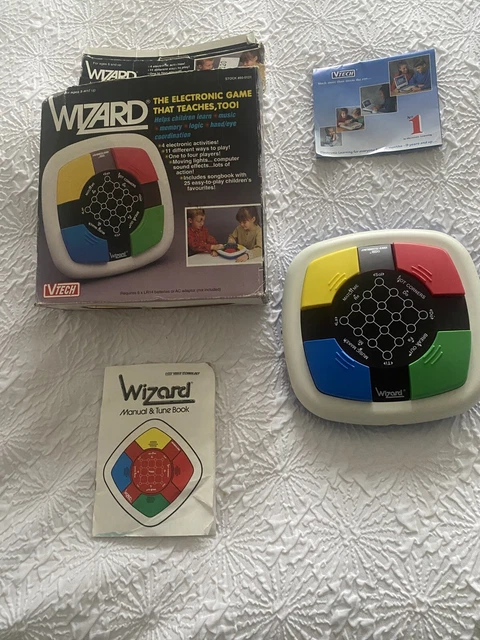 VTECH WIZARD ELECTRONIC Game 1987 Working Retro Unit Box With ...
