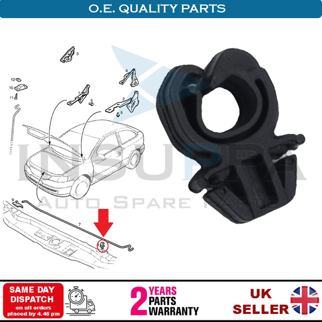 MOTEUR CAPOT SUPPORT de Bras Pince Pour Opel Astra MK4 - Zafira A ...