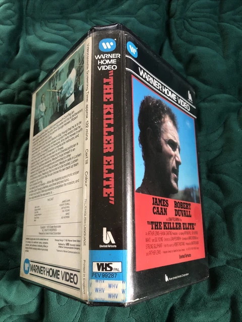 THE KILLER ELITE - Pre Cert Vhs Original Warner Rental - Sam Peckinpah ...