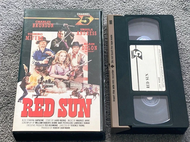 RED SUN [1971] Charles Bronson Channel Five VHS Video, Retro. £5.99 ...