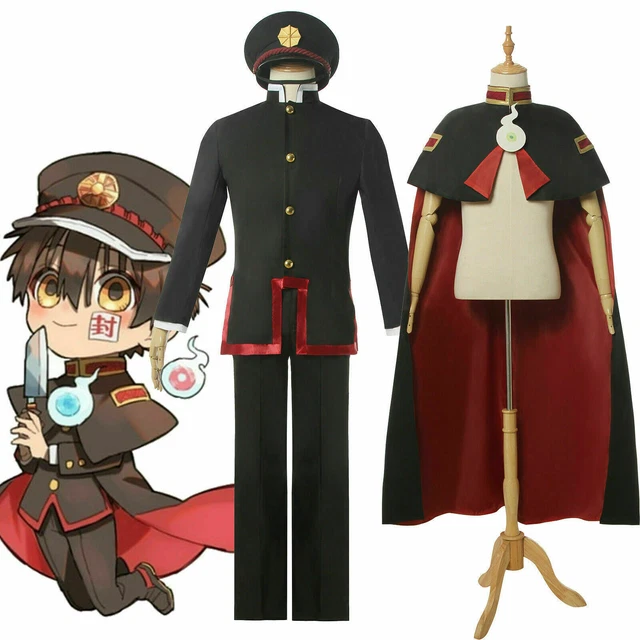 TOILET-BOUND HANAKO-KUN HANAKO-KUN Cosplay Costume Uniform Cape Hat ...