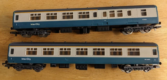 2 X LIMA model railway coaches - Inter City W16084, W13493. Good ...