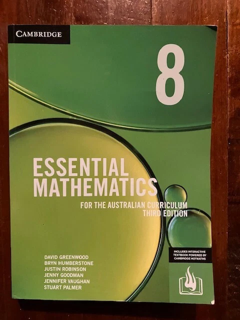 CAMBRIDGE ESSENTIAL MATHEMATICS 8 for the Australian Curriculum third ...