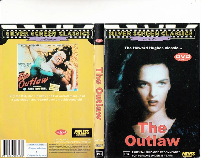 THE OUTLAW-1943-[JANE RUSSELL]-PAYLESS Entertainment-Movie PE-DVD $34. ...