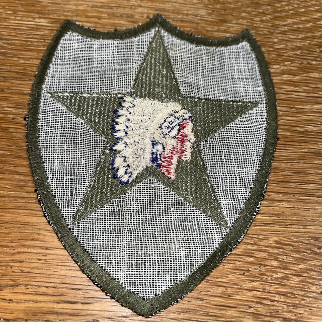 RARE WW2 OD Border On Twill Greenback Patch Fr My 45 Year Collection ...