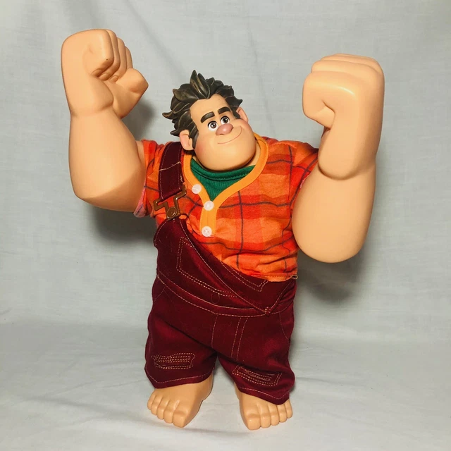 DISNEY STORE WRECK It Ralph Talking Wrecking Ralph Doll Toy 14” Tall ...