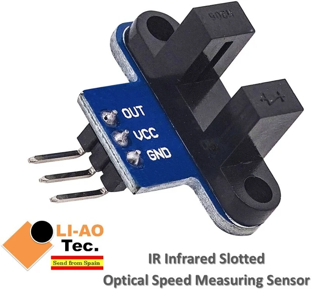 IR INFRARED SLOTTED Optical Speed Measuring Sensor Detection ...