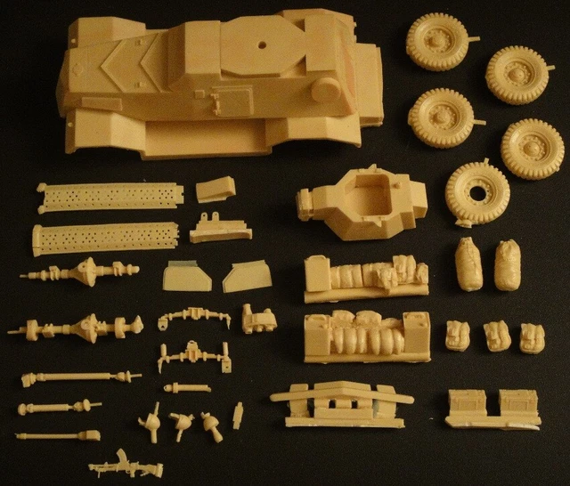 1/35 ROY MODELS Marmon Herrington Mk.III British armored car full resin ...