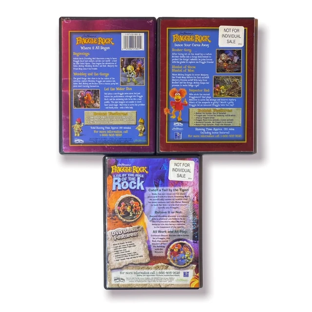 JIM HENSON’S FRAGGLE Rock DVDs (LOT OF 3) $17.88 - PicClick CA