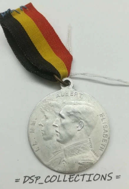 BELGIQUE MÉDAILLE - Albert et Elisabeth, pour l'enfant du soldat // Réf ...