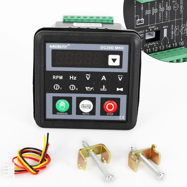 DC20D MKII GENSET Controller Module Control Panel for Engine or ...