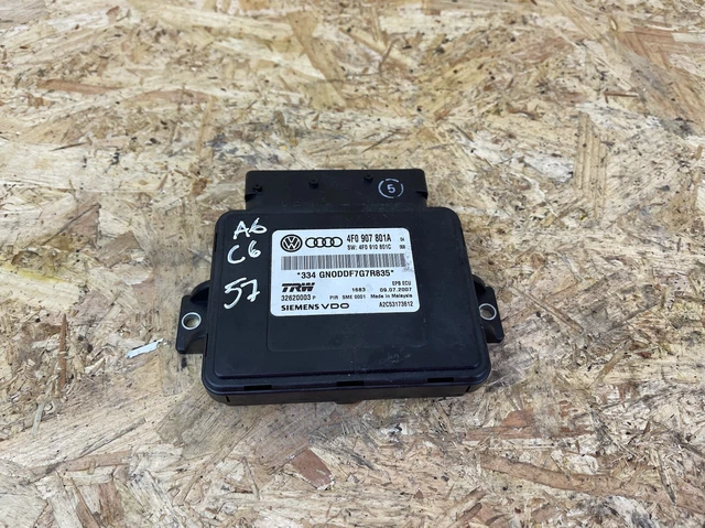 AUDI A6 C6 (4F) El. Handbrake Control Module Parking Brake 4F0907801A ...