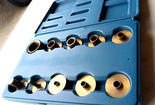 ROCKLER 11-PIECE ROUTER Guide Bushing Template Kit, Brass Set ...