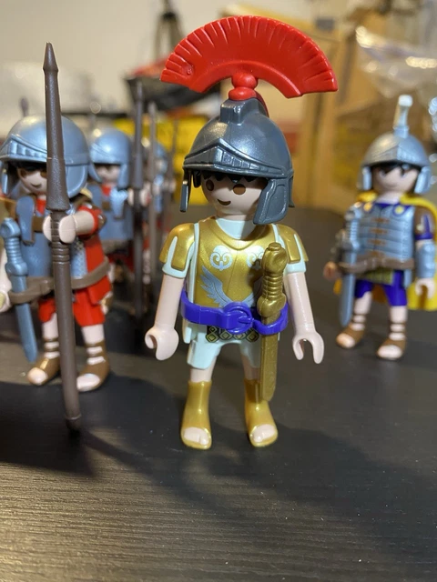 PLAYMOBIL ROMAINS LÉGIONNAIRES Bataillon Centurion Garde EUR 40,00 ...