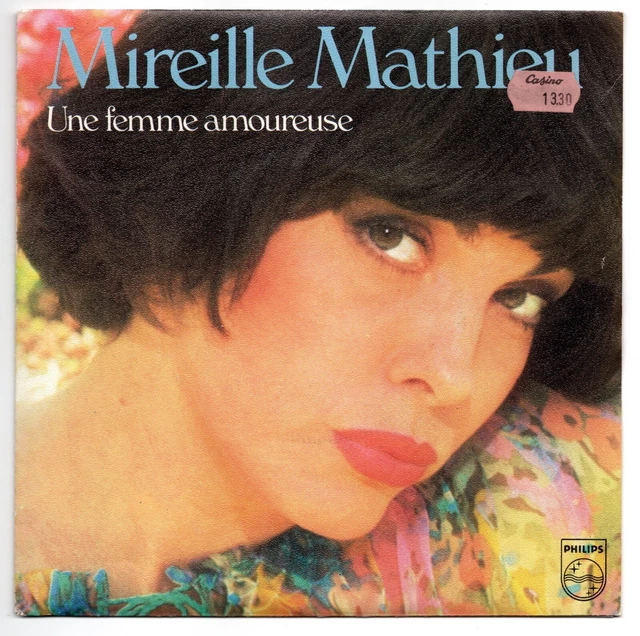 VINYLE: MIREILLE MATHIEU, Une Femme Amoureuse, Elle pense à Lui EUR 5 ...
